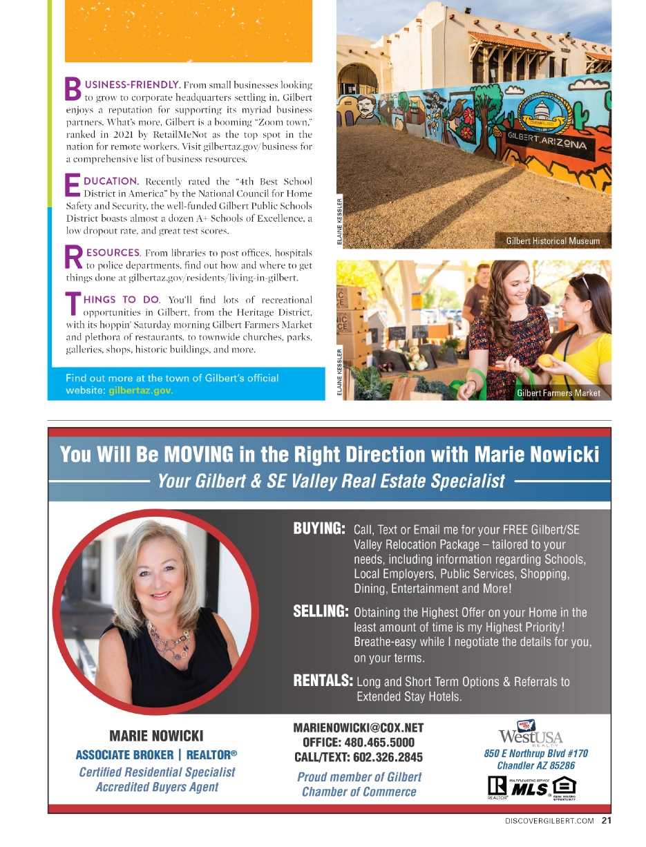 Discover Gilbert Arizona Official Guide 2022-23