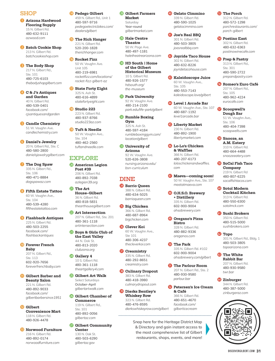 Discover Gilbert Arizona Official Guide 2025