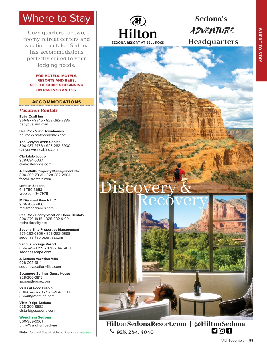 Experience Sedona - 2019-2020 Official Visitors Guide
