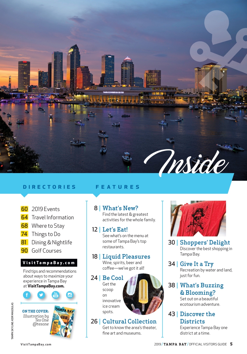 Visit Tampa Bay Official Visitors Guide