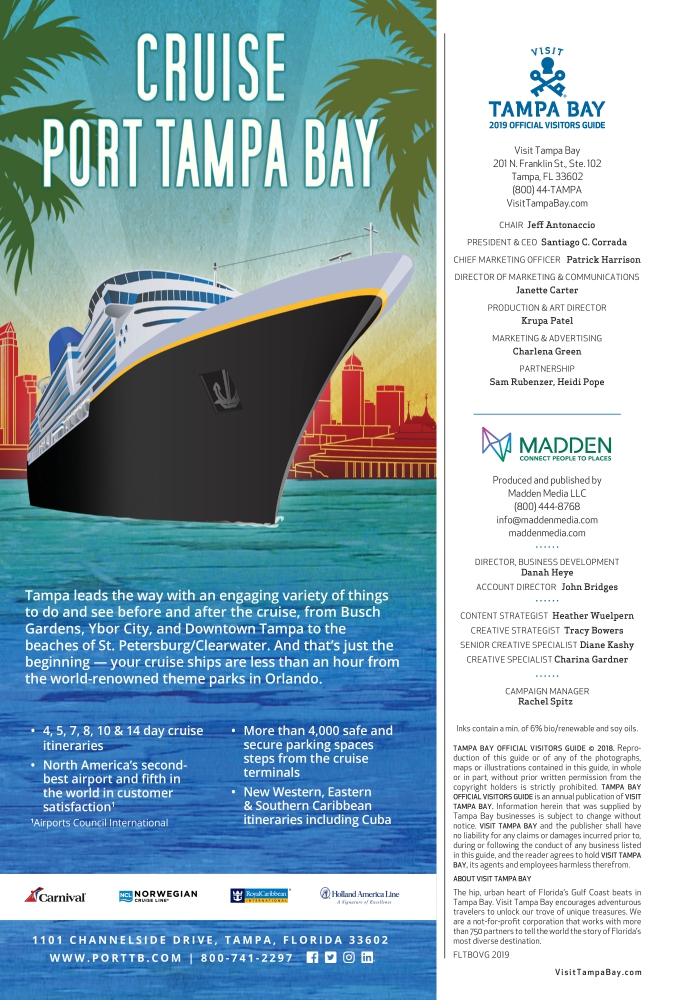 Visit Tampa Bay Official Visitors Guide
