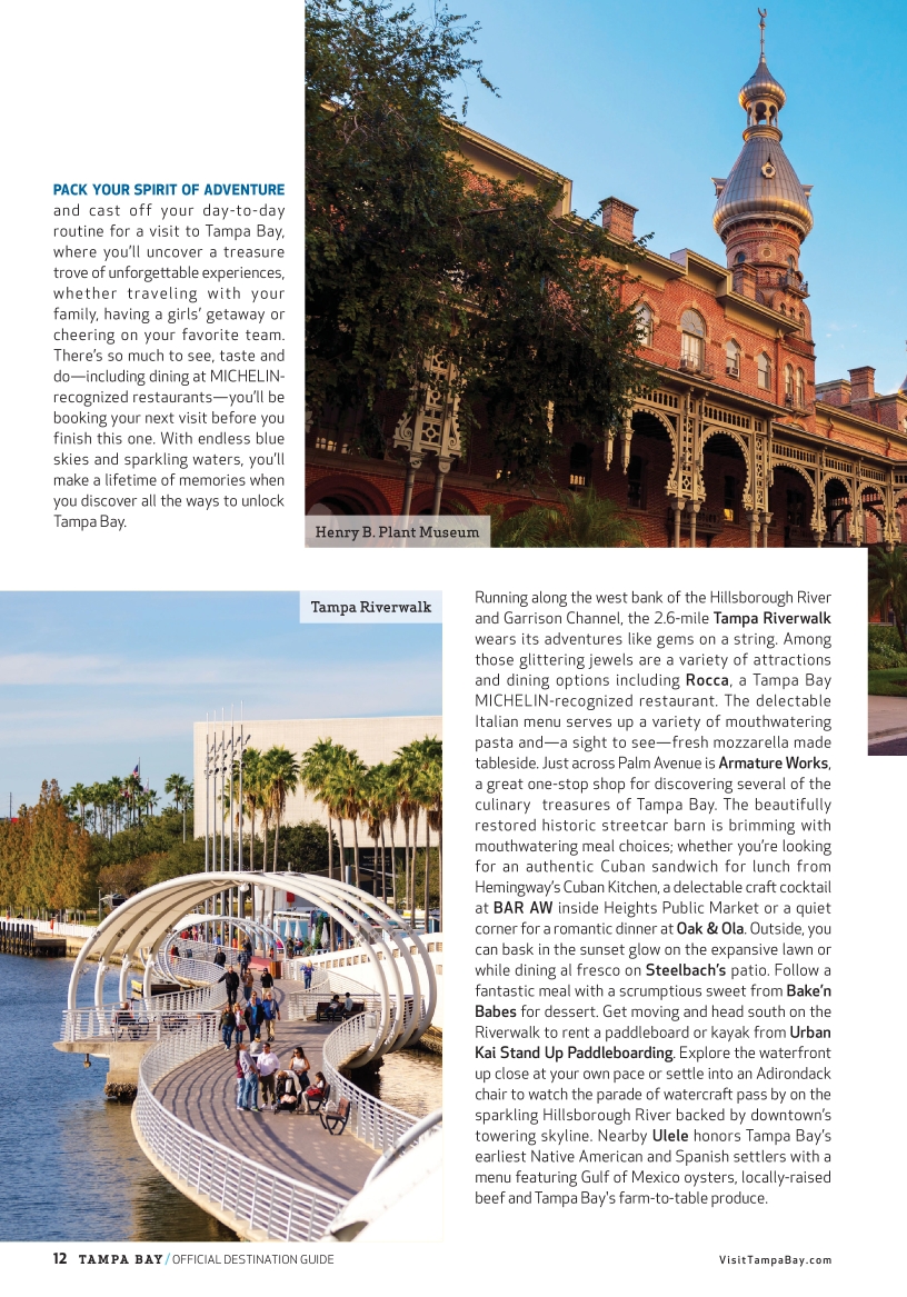 Visit Tampa Bay 2024 Official Destination Guide