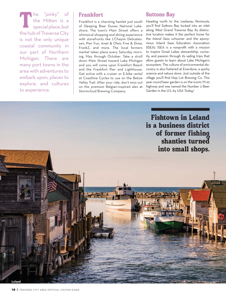 Traverse City Official Visitor Guide