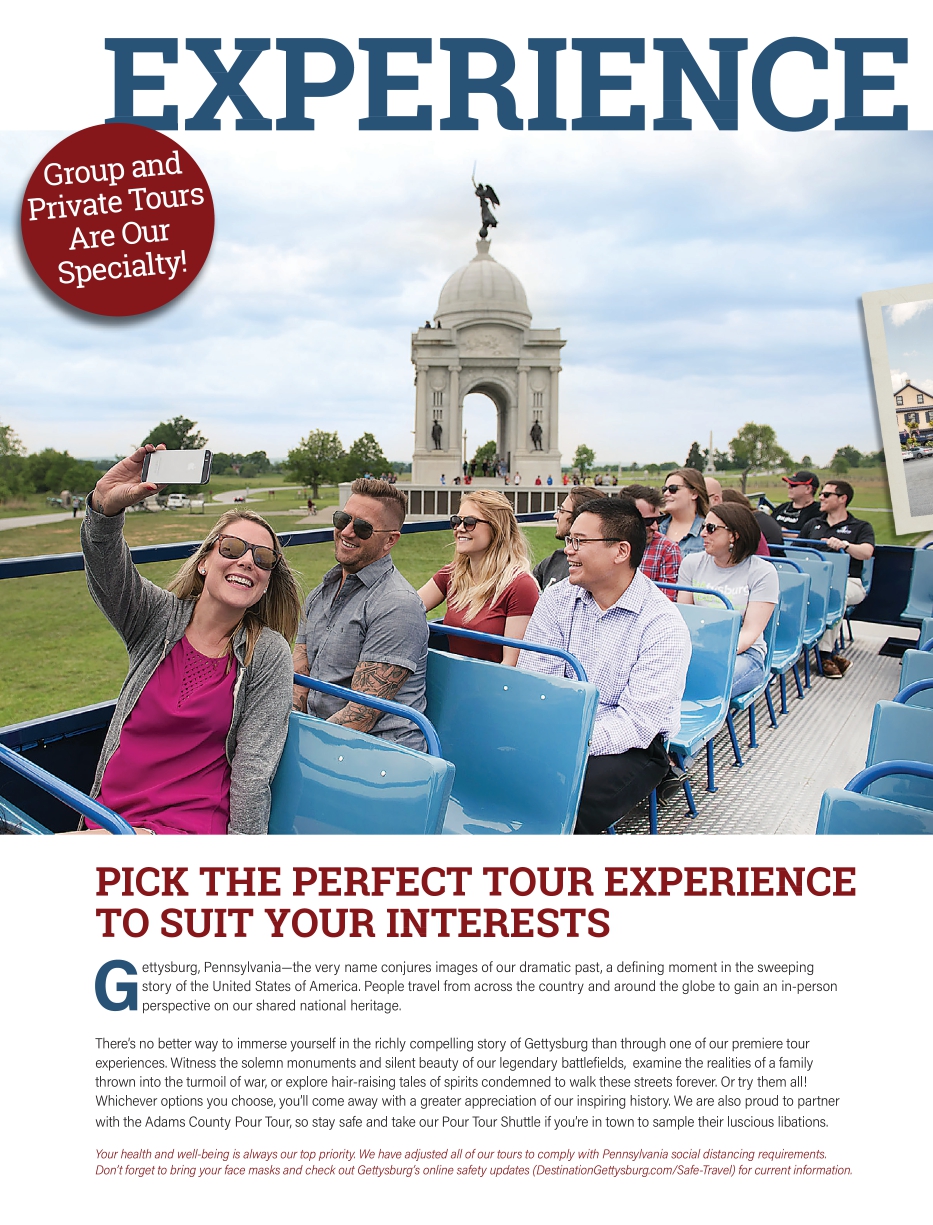 Destination Gettysburg Inspiration Guide