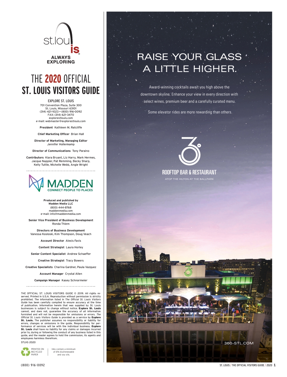 St. Louis Official Visitor's Guide 2020