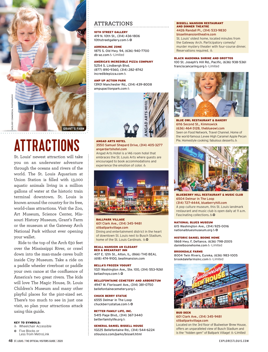 St. Louis Official Visitor's Guide 2020