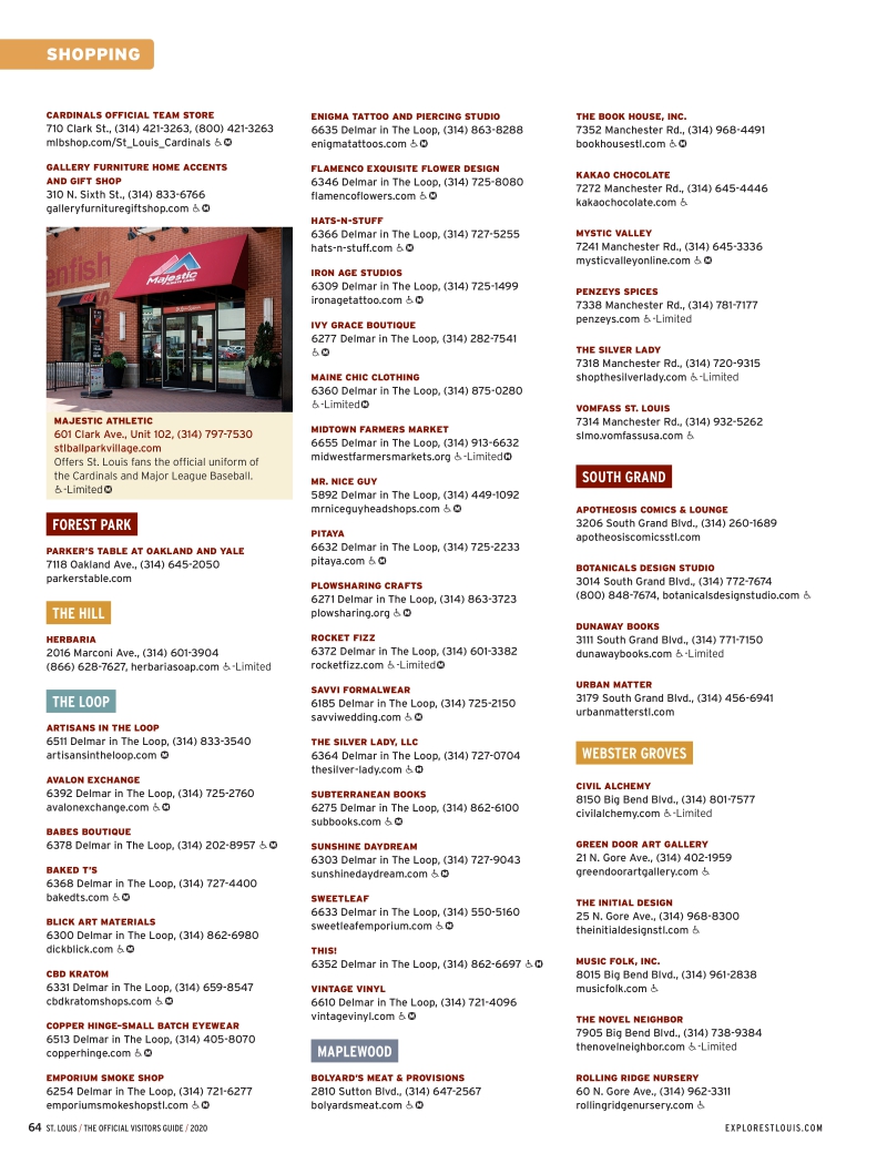 St. Louis Official Visitor's Guide 2020
