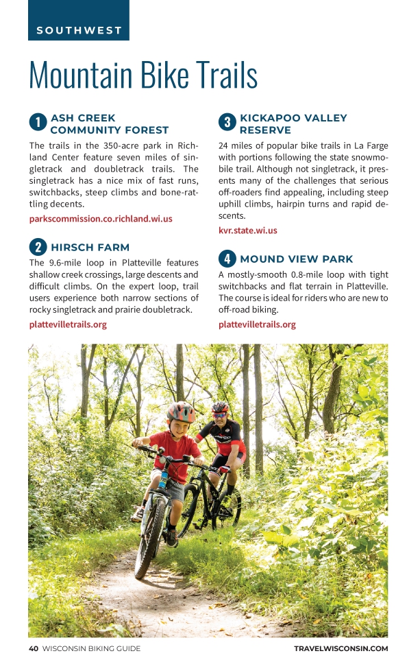 Wisconsin Biking Guide