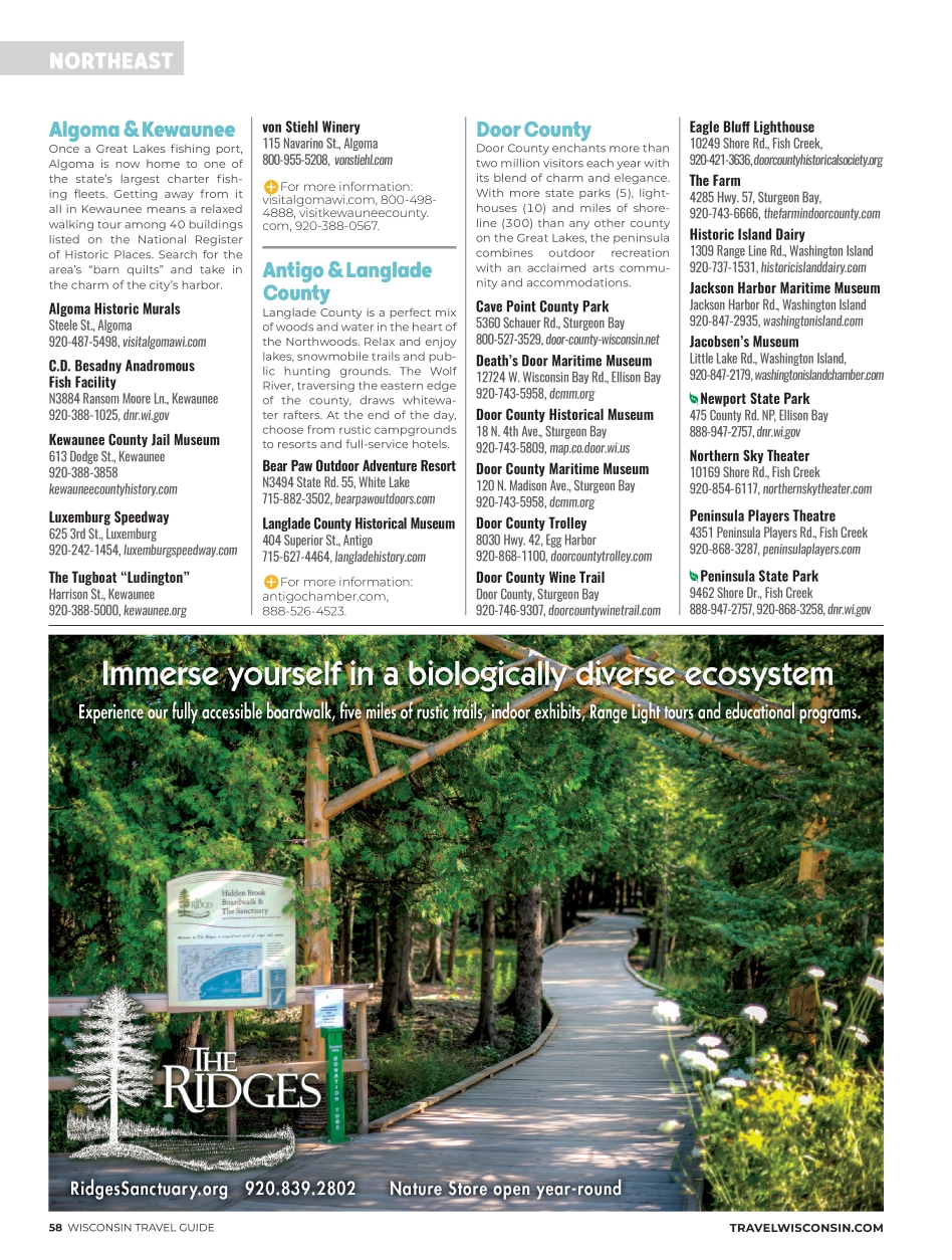 Wisconsin Travel Guide 2020
