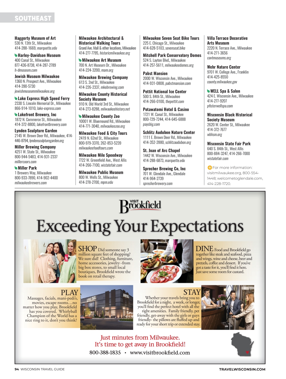 Wisconsin Travel Guide 2020