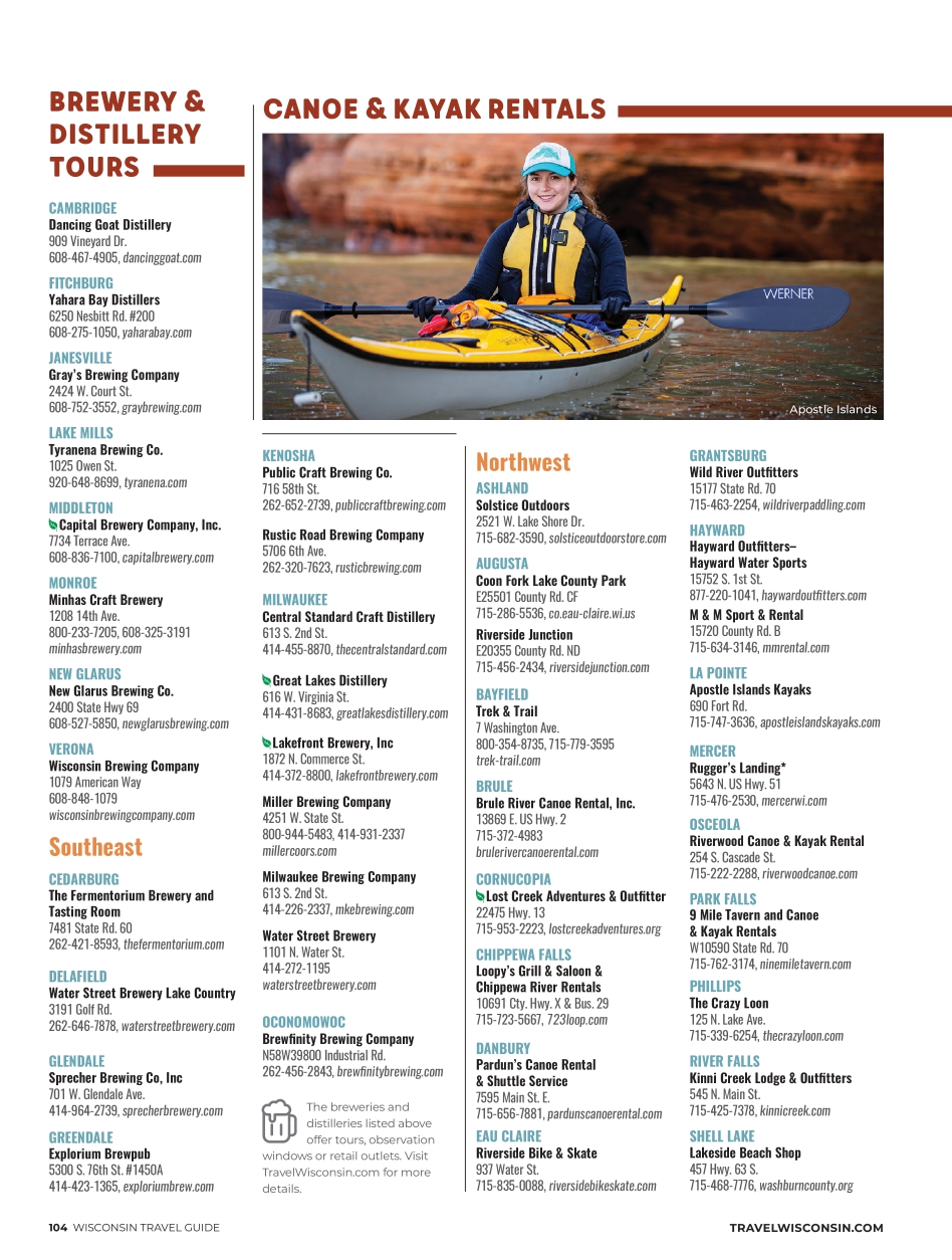 Wisconsin Travel Guide 2020