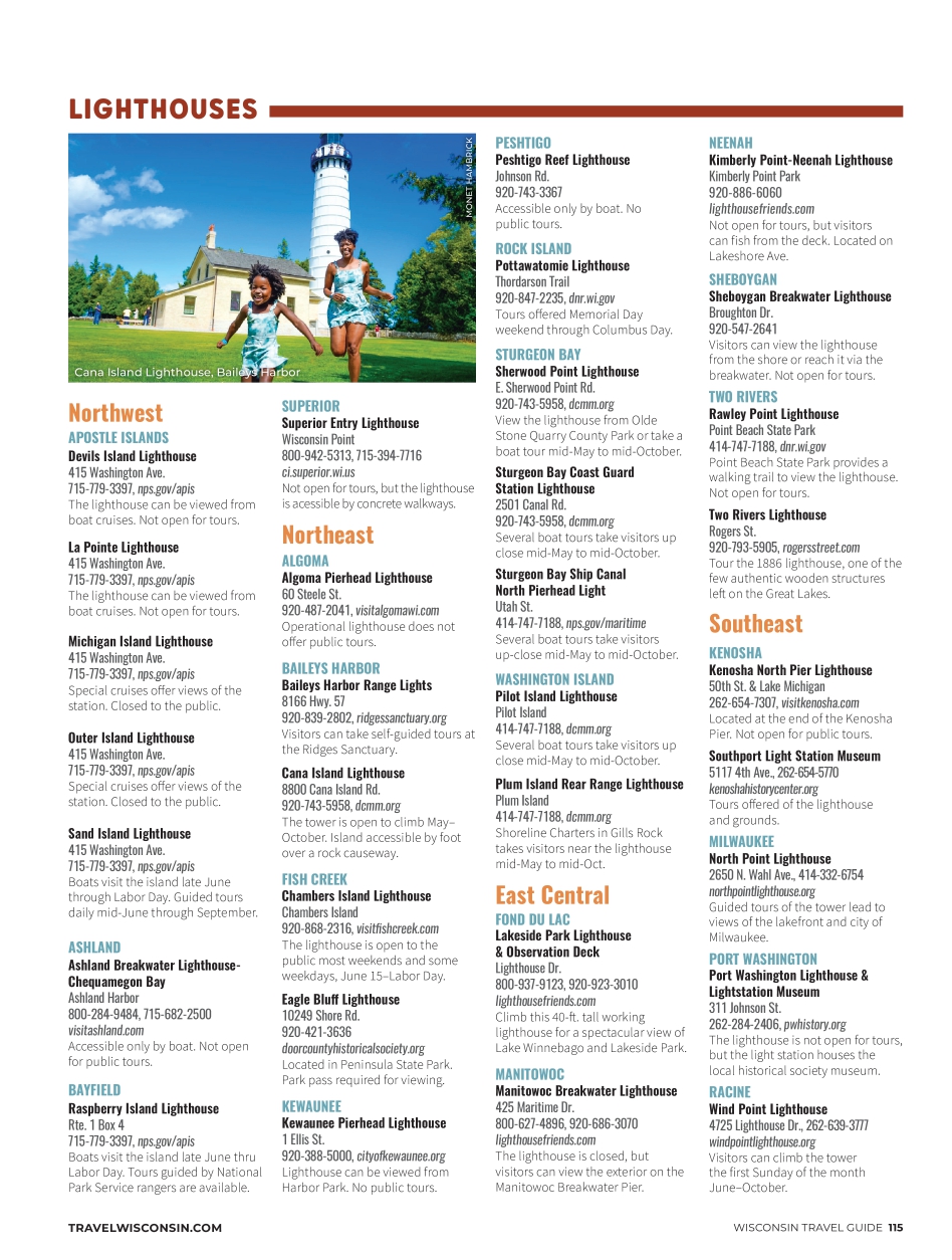 Wisconsin Travel Guide 2020