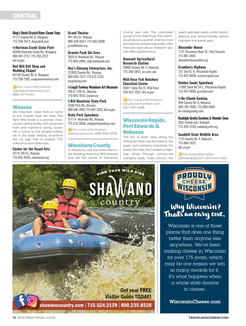 Wisconsin Travel Guide 2020