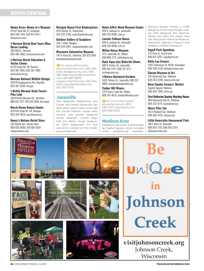 Wisconsin Travel Guide 2020