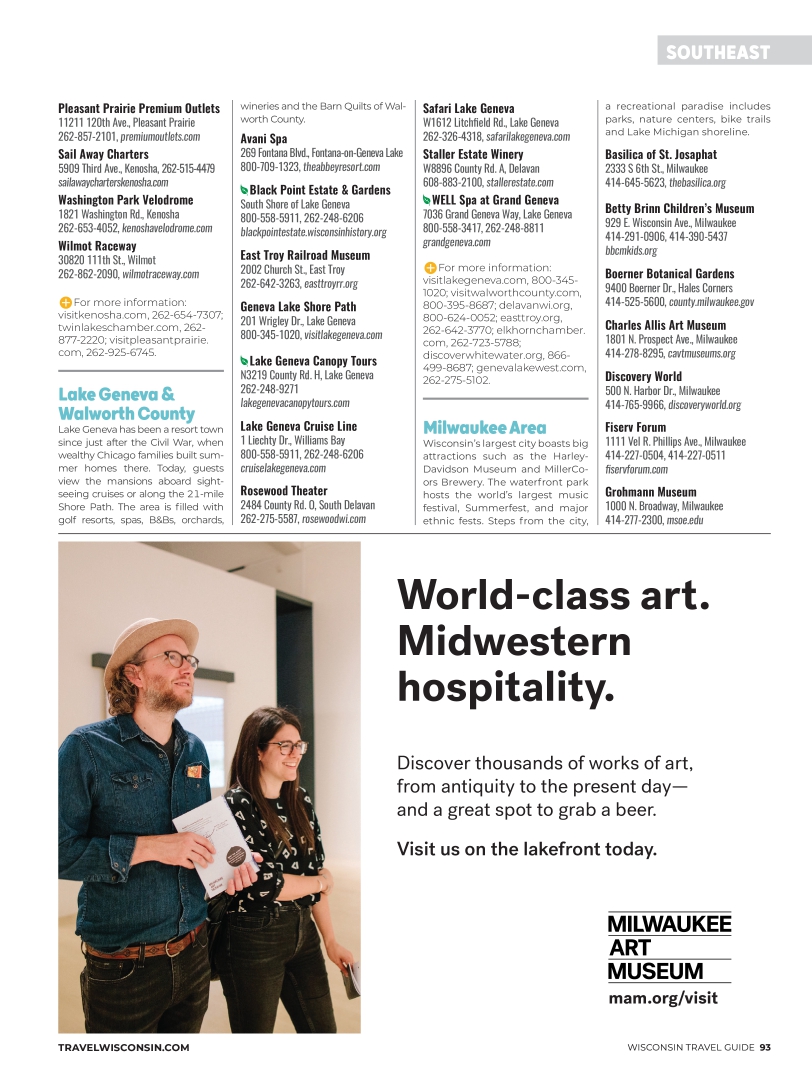 Wisconsin Travel Guide 2020