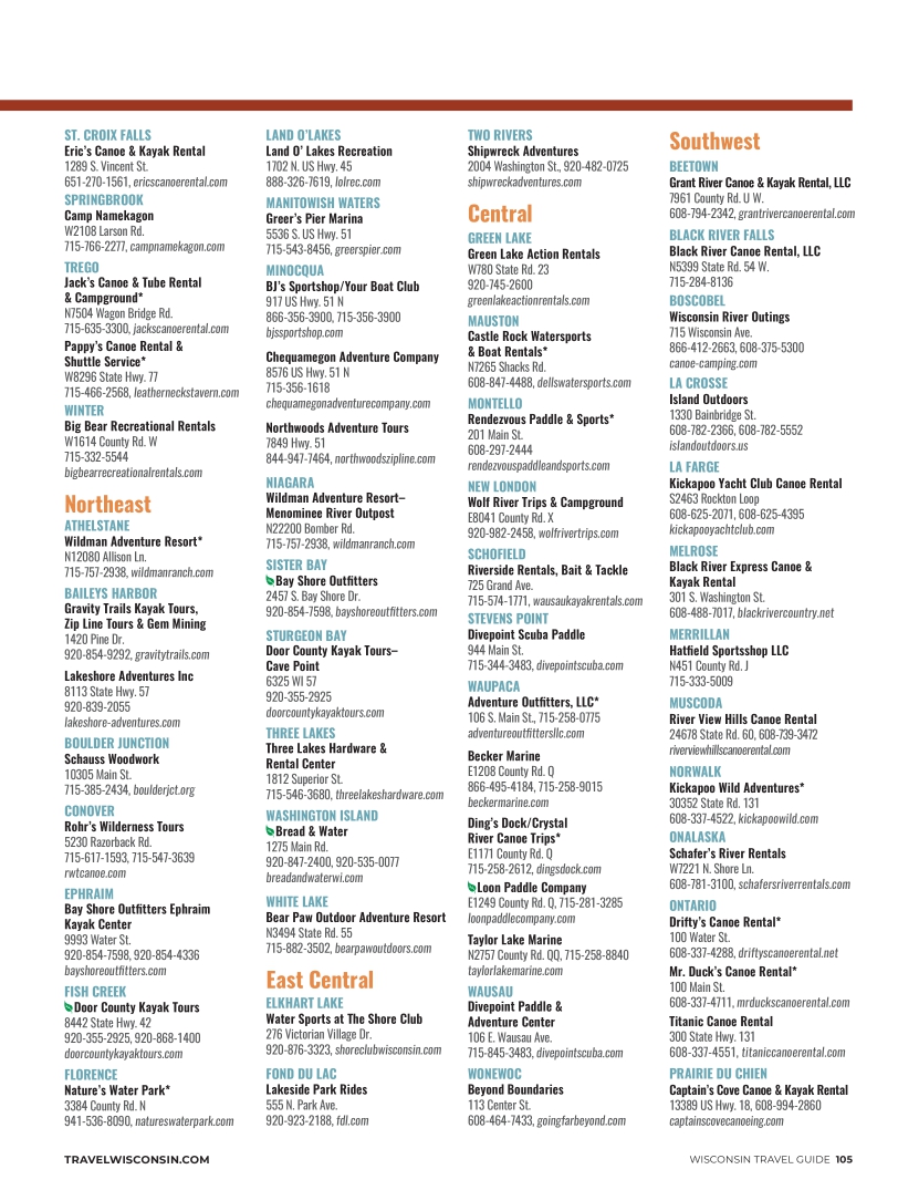 Wisconsin Travel Guide 2020